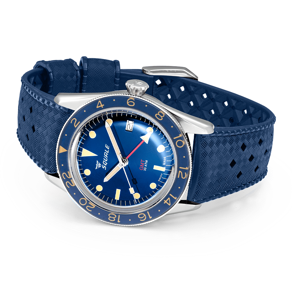 Squale Sub-39 GMT Vintage Blue || Squale Official Website