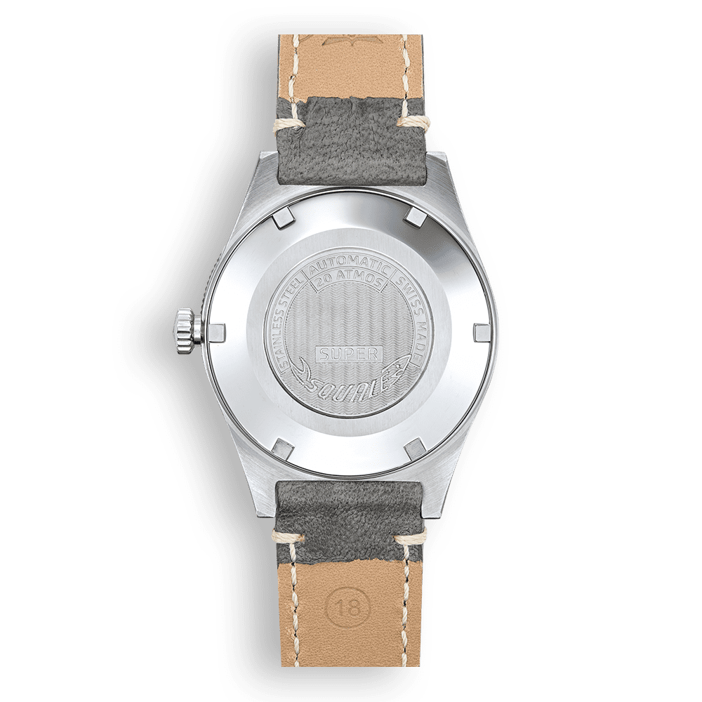 Super-Squale Sunray Grey Leather